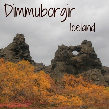 Dimmuborgir Iceland - Photos, Info and Walks in incredible lava formations
